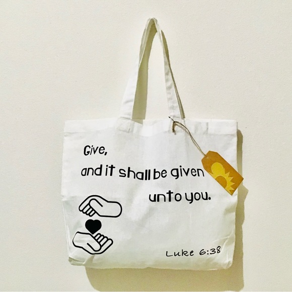 Spiritually Motivated | Bags | Spiritual Canvas Tote Bag | Poshmark